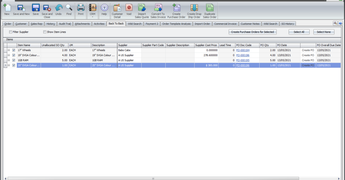 SO Drop Ship Improvement & What can be Invoiced – CRM Software ...