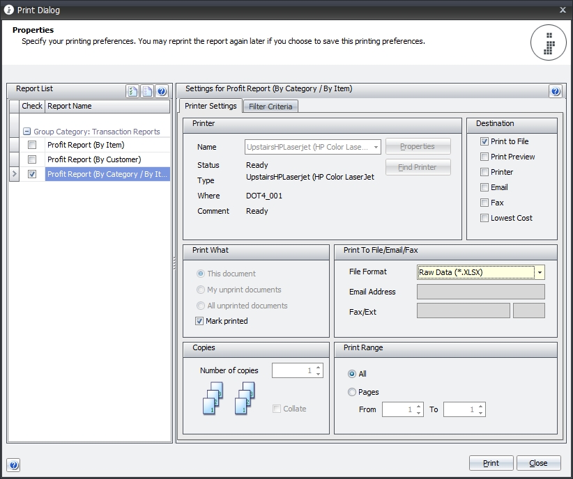 Reports – Exporting Raw Data to Excel – CRM Software | Accounting ...