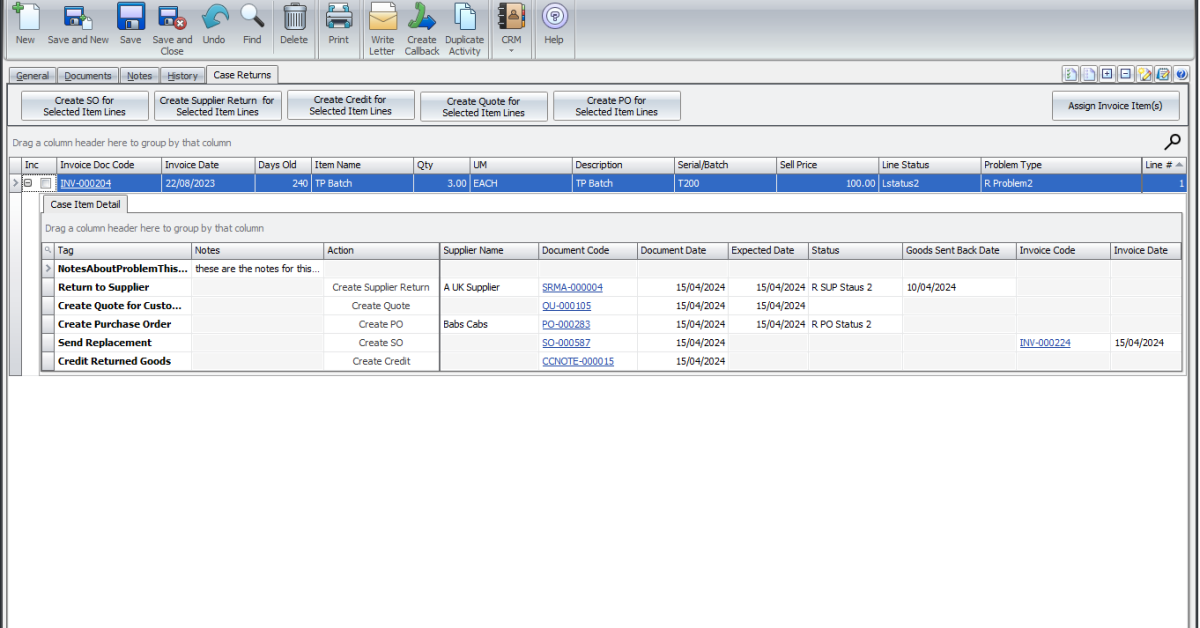 Case Returns – CRM Software | Accounting Software | Accounts Software ...