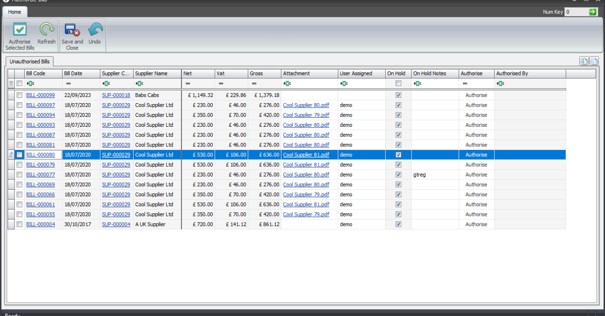 Authorise Bills – CRM Software | Accounting Software | Accounts ...